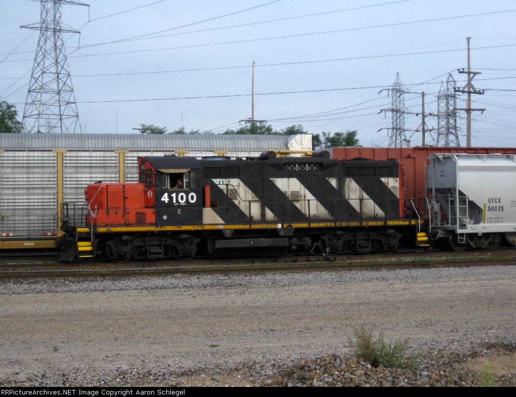 CN 4100 Train 521 By West Tower a